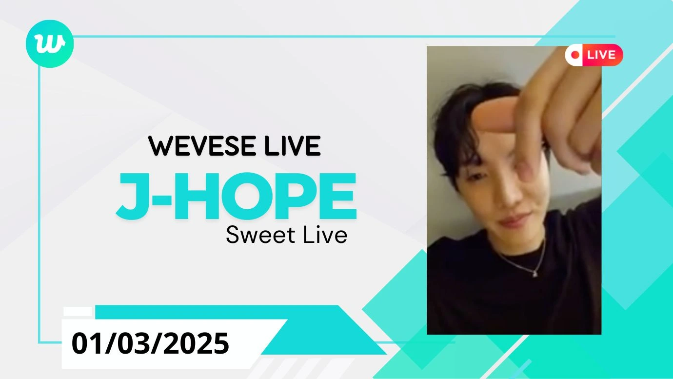 "Sweet Live" en Weverse: Live de J-Hope tras el concierto en Seúl - Noticias BTS en Español ...
